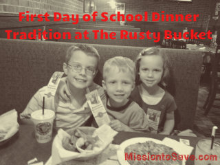 Rusty Bucket Kids Eat Free Program- Start a Back to School Tradition ...