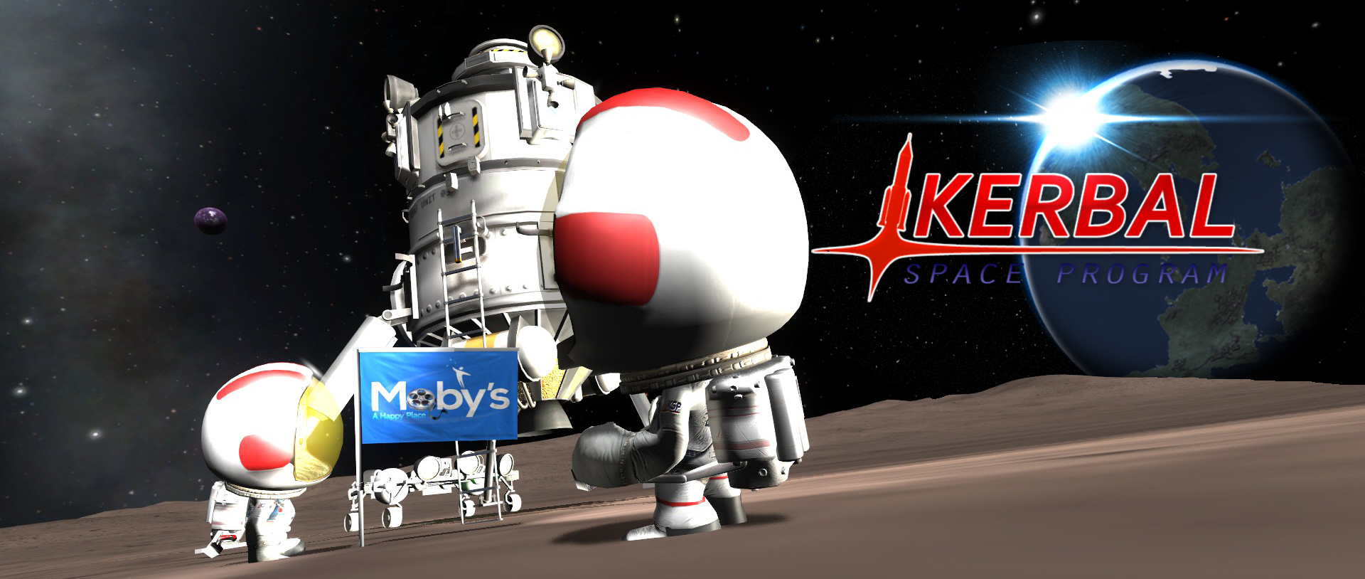 Moby’s Flag for Kerbal Space Program – Moby's!