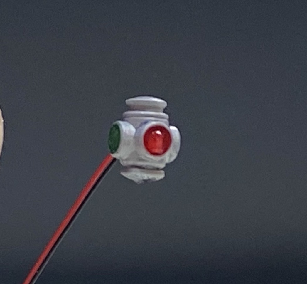 HO Scale Lantern ( 2 Lanterns with Red LEDS ) - Model Train Technology