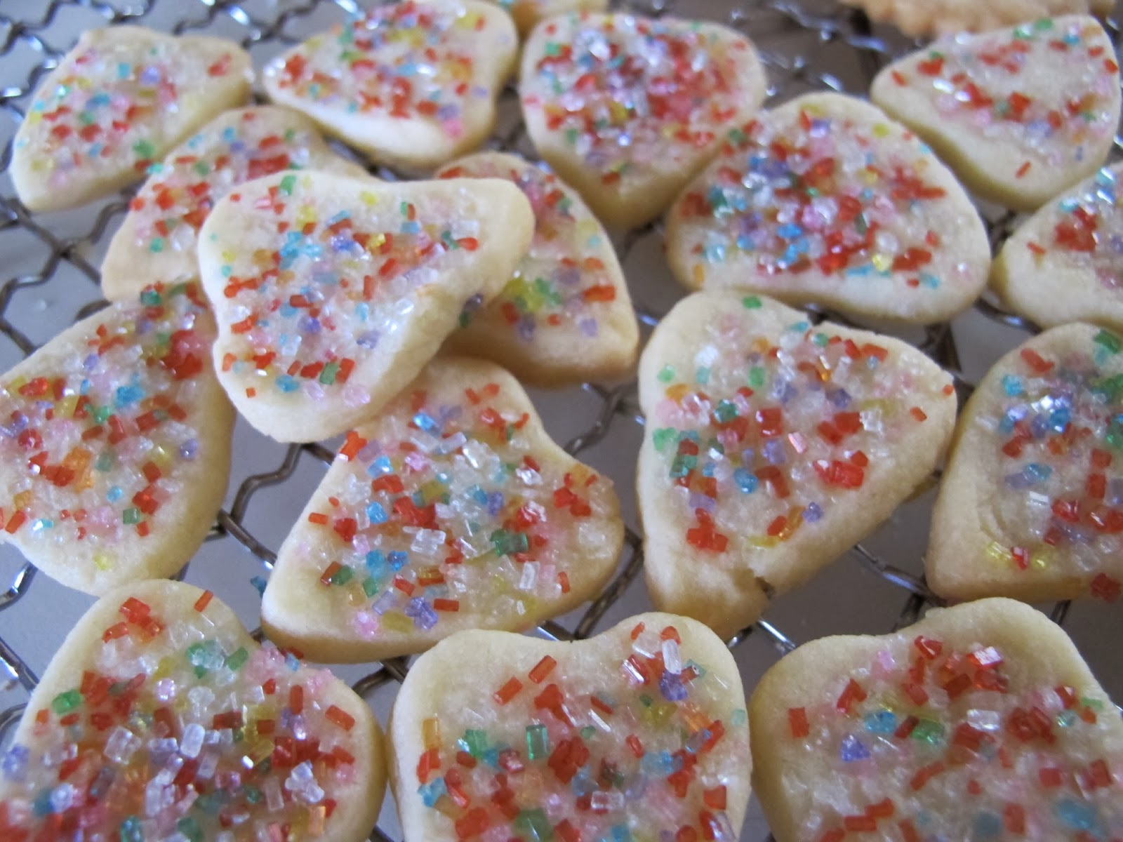 Stained Glass Shortbread Hearts | More Time at the Table