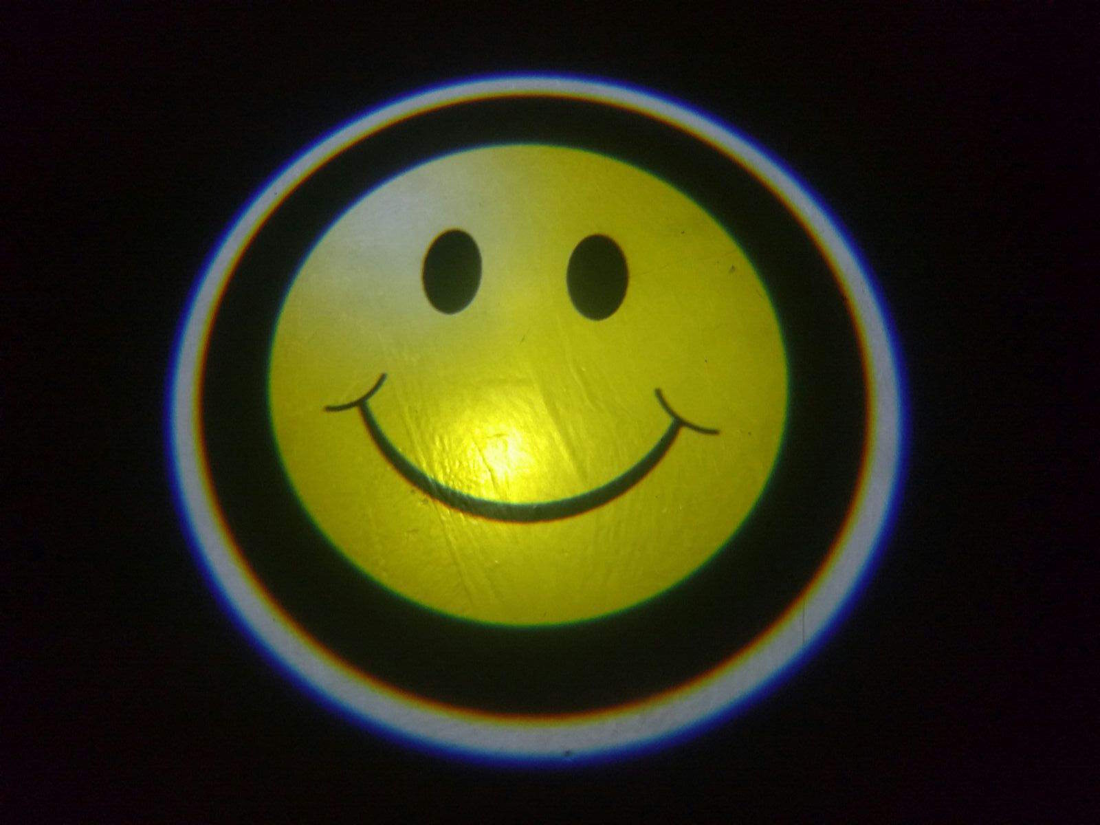 Smiley Face Door Projector Courtesy Puddle Logo Light