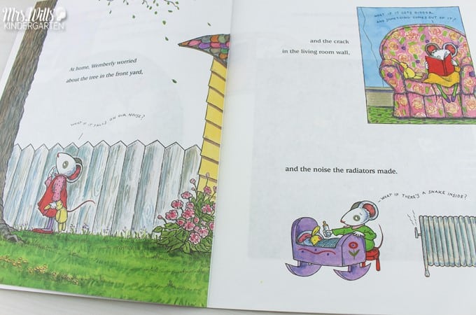 Wemberly Worried Read Aloud Lesson Ideas and Activities