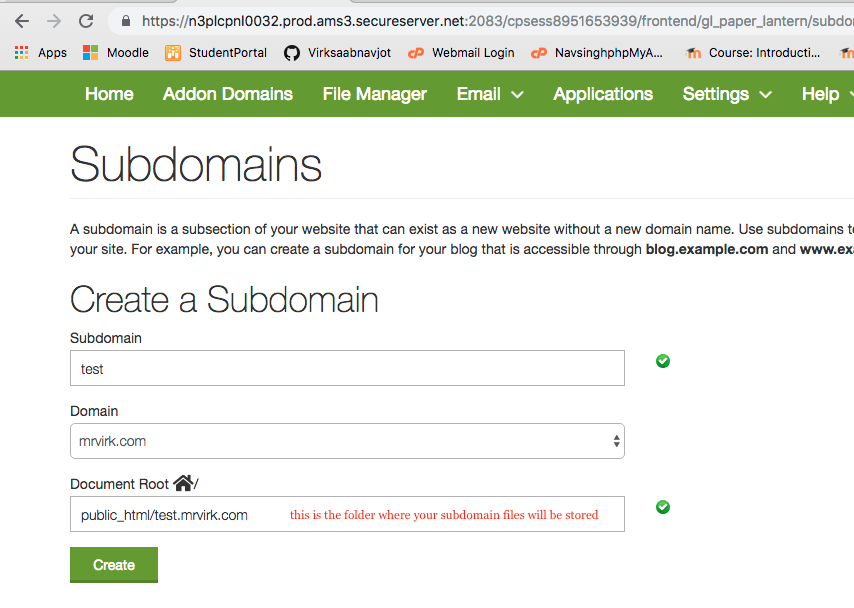 How to Create a Subdomain ? Step by Step and Video Tutorial - Mr. Virk Media