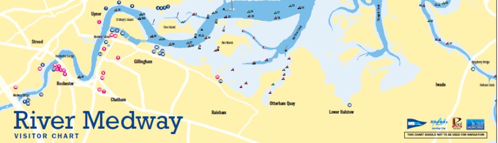 √ River Medway Navigation Chart