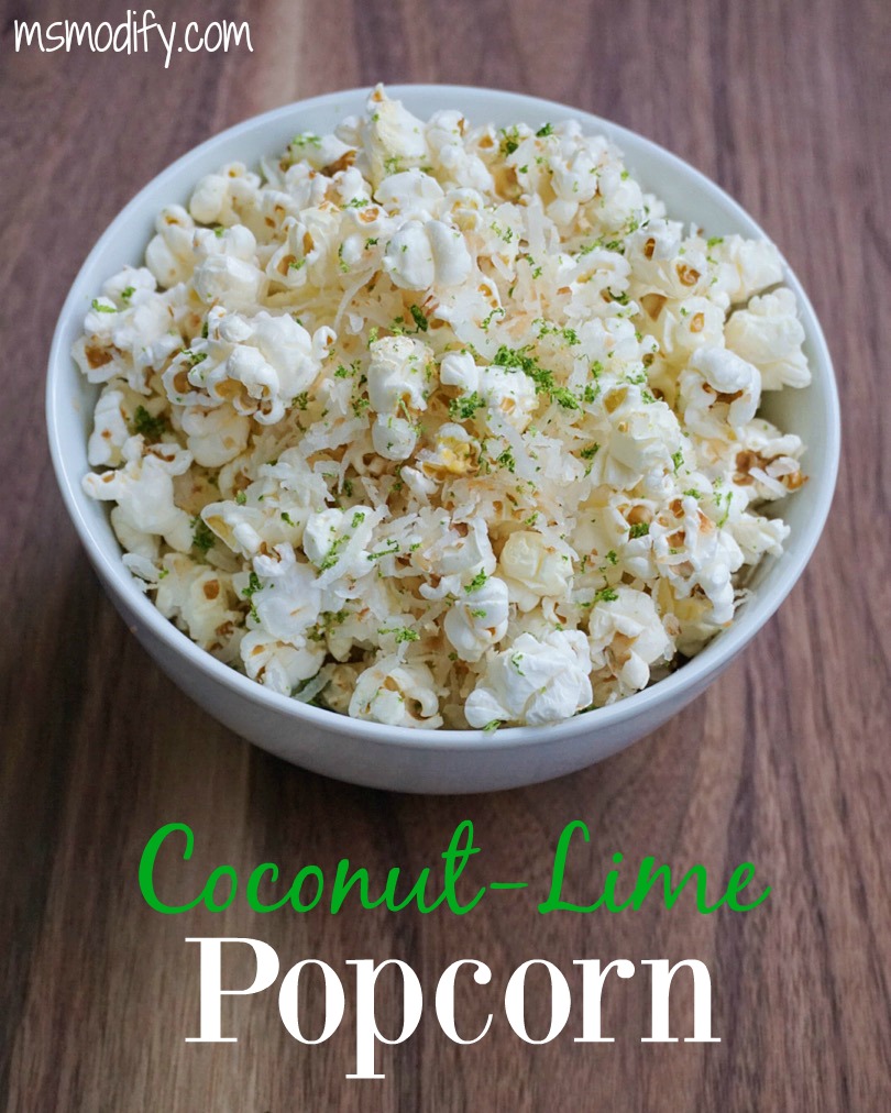 Coconut-Lime Popcorn - MsModify