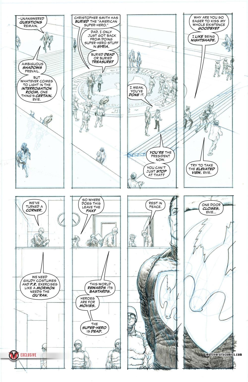 Exclusive: Morrison & Quitely Show Their Process in “The Multiversity ...