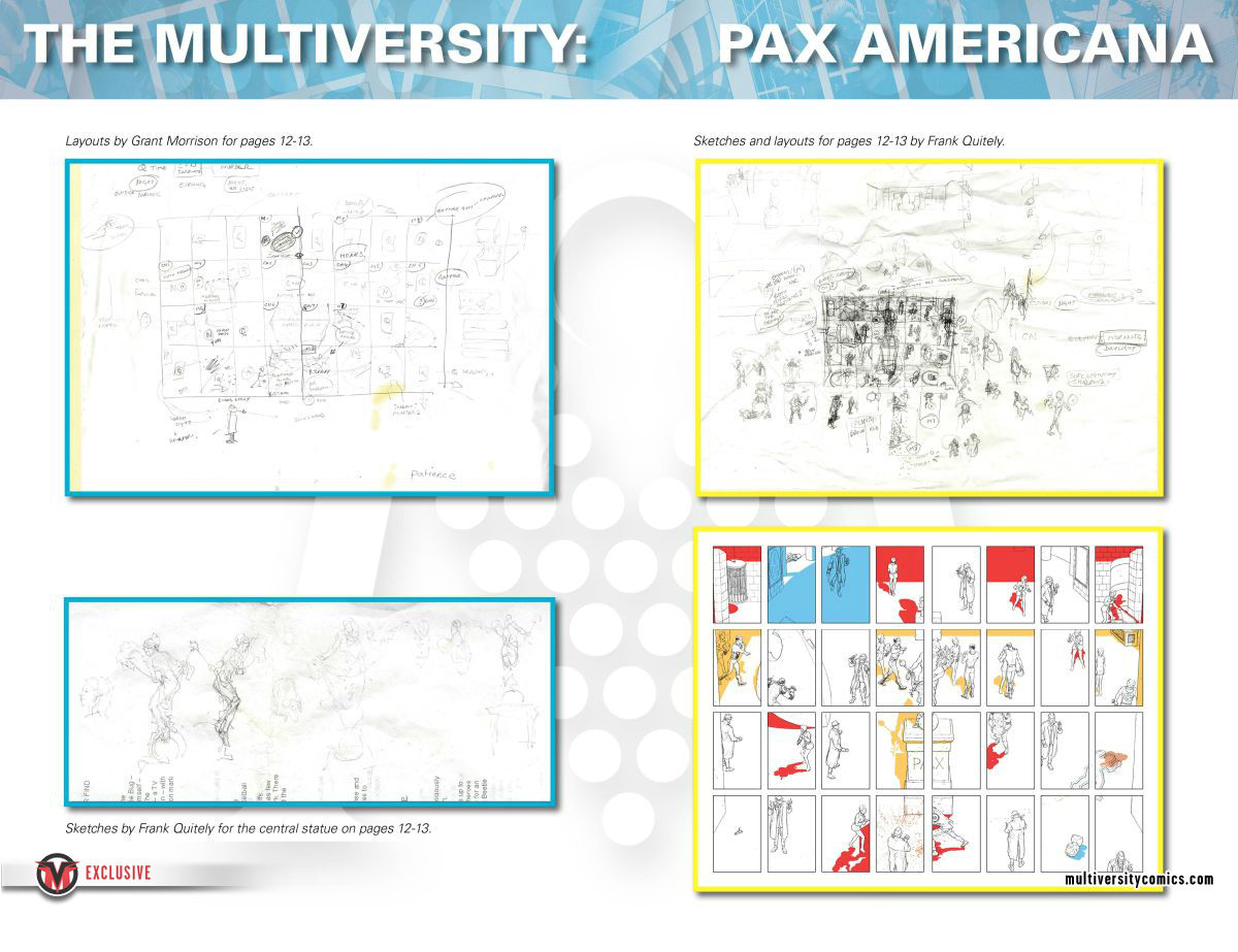 Exclusive: Morrison & Quitely Show Their Process in “The Multiversity ...
