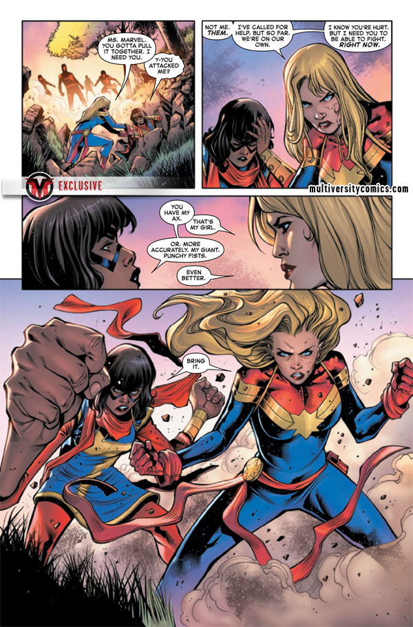 Captain Marvel issue 33 preview page 5 – Multiversity Comics