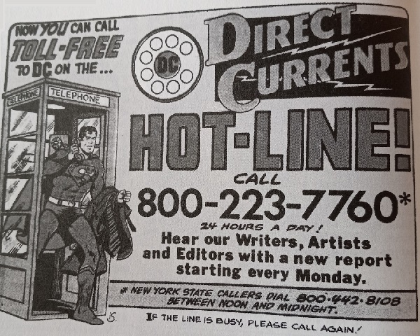 DC hotline direct currents 1976 – Multiversity Comics