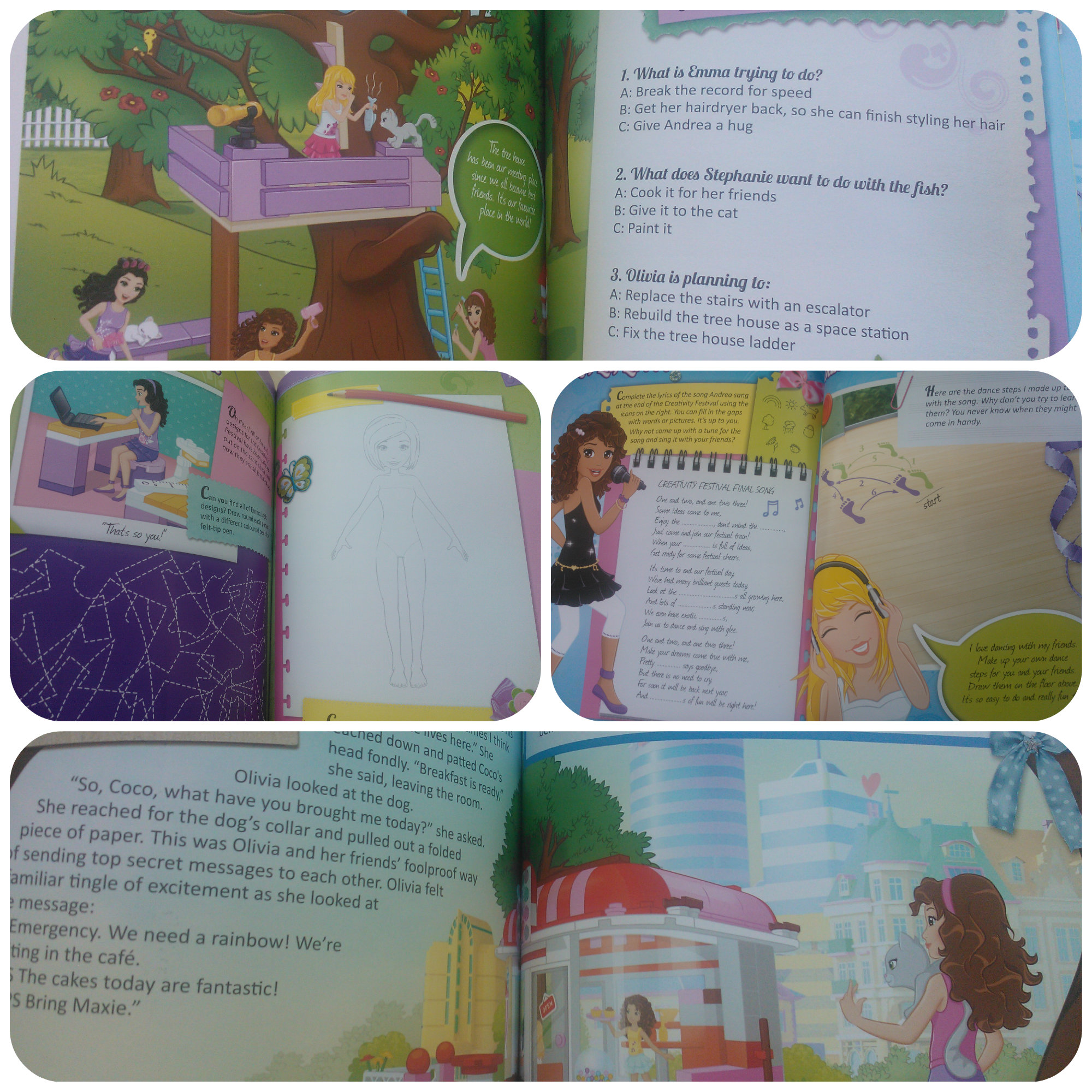Lego Friends Olivia's Rainbow - Book Review - Mummy's Little StarsMummy ...