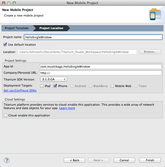 Titanium StudioとGitHubをセットアップする | MUSHIKAGO APPS MEMO