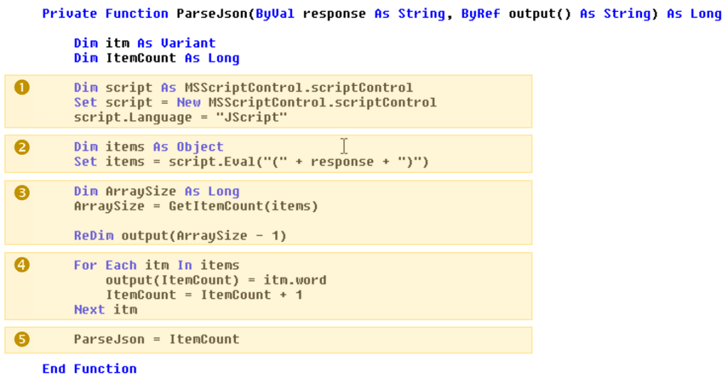 Getting Data from a Website in JSON format using VBA - My Excel Genius