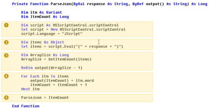 Getting Data from a Website in JSON format using VBA - My Excel Genius