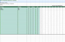 Employee Absence Schedule Excel Template Web Download Employee Absence