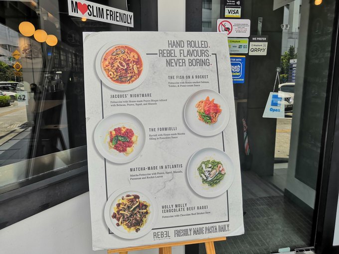 【マレーシア】手打ち生パスタがお手頃『Rebel Pasta』 | My Jalan Journal