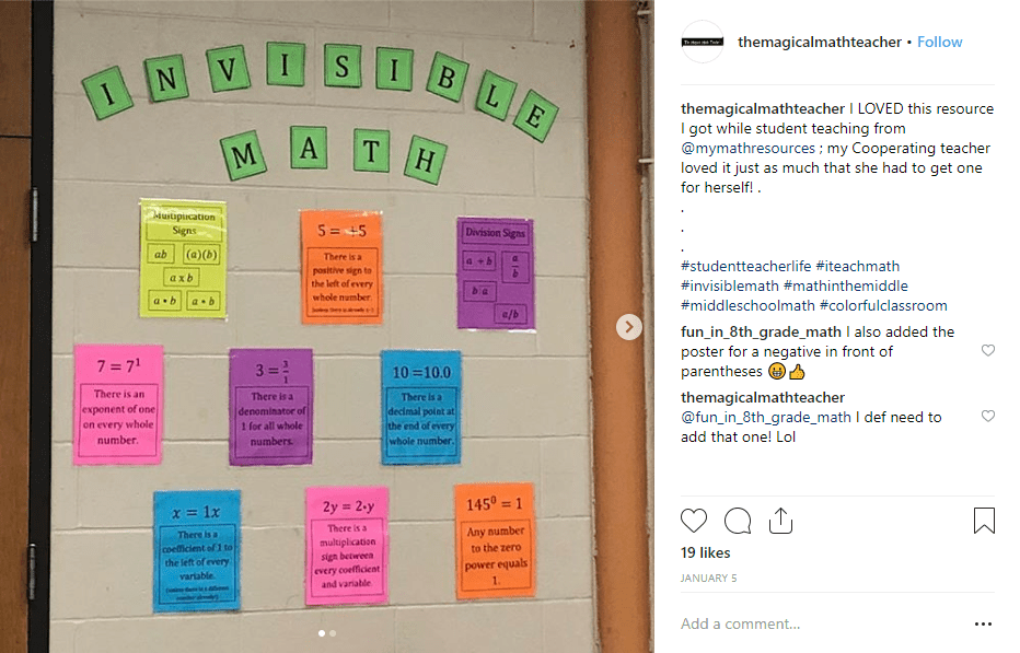 My Math Resources - Invisible Math