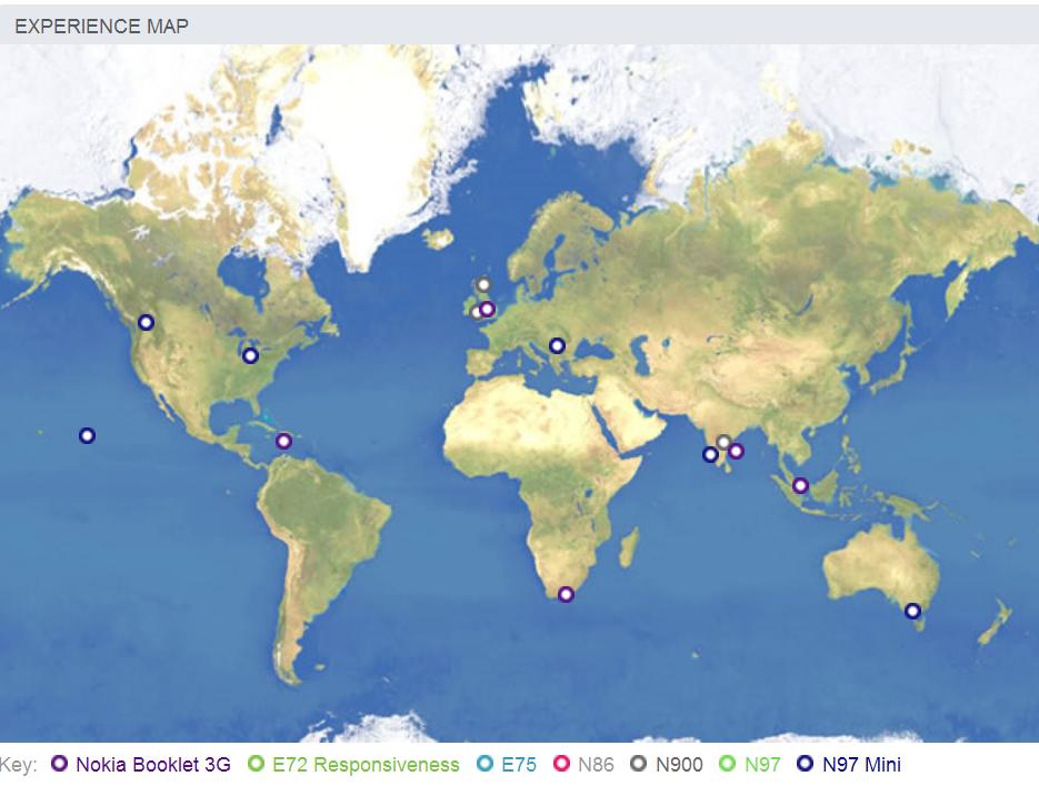 @WOMWorldNokia gets new improved Experience Map! : My Nokia Blog - 200