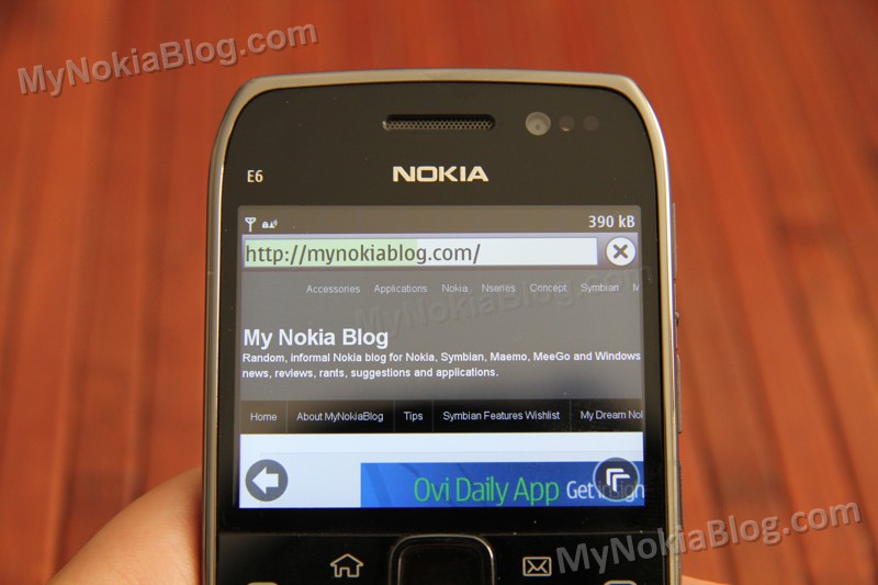 Short Nokia E6-00 Review from MyNokiaBlog.com : My Nokia Blog - 200