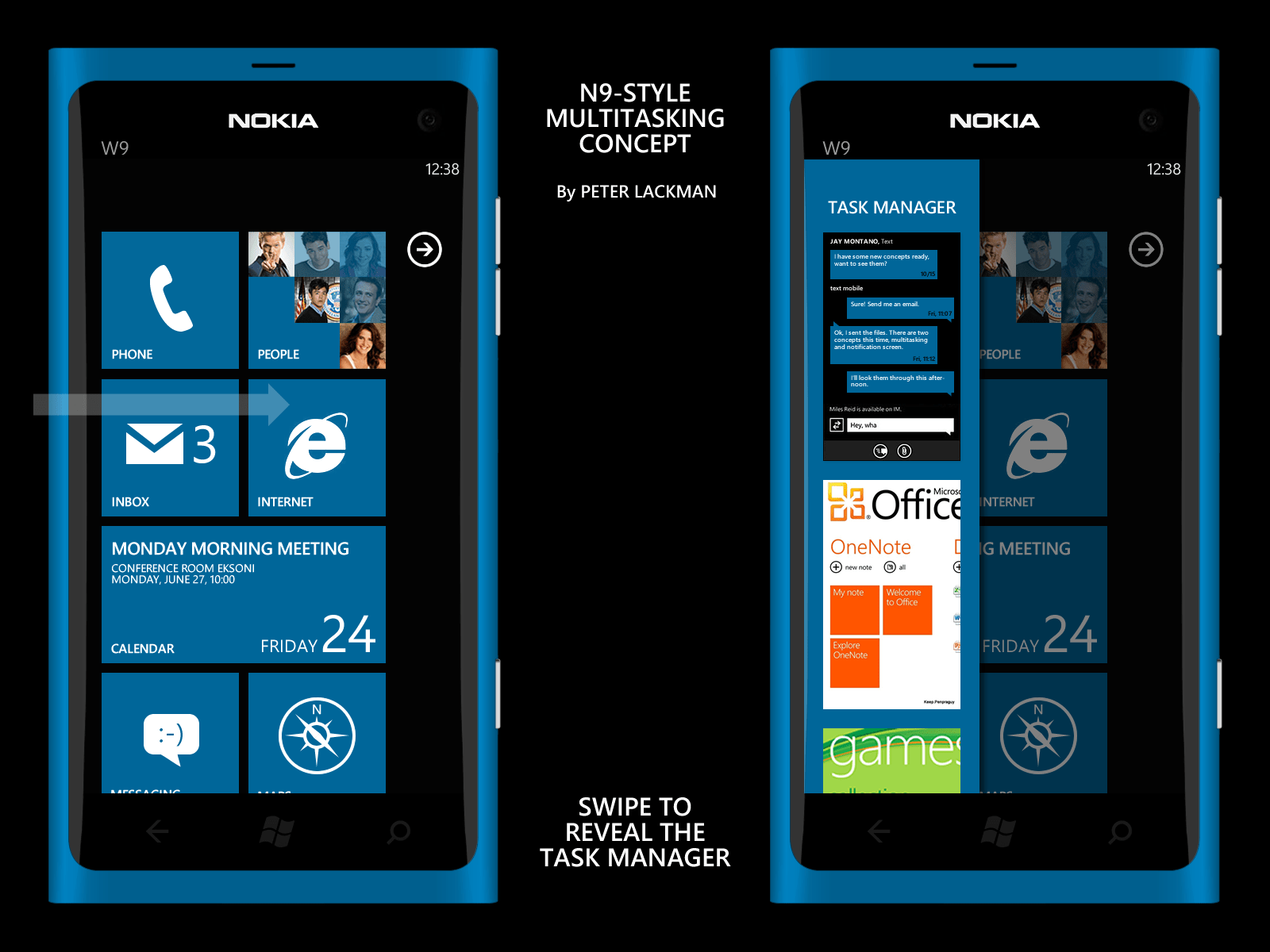 Nokia Windows Phone 7 UI Concept: N9-style multitasking : My Nokia Blog ...