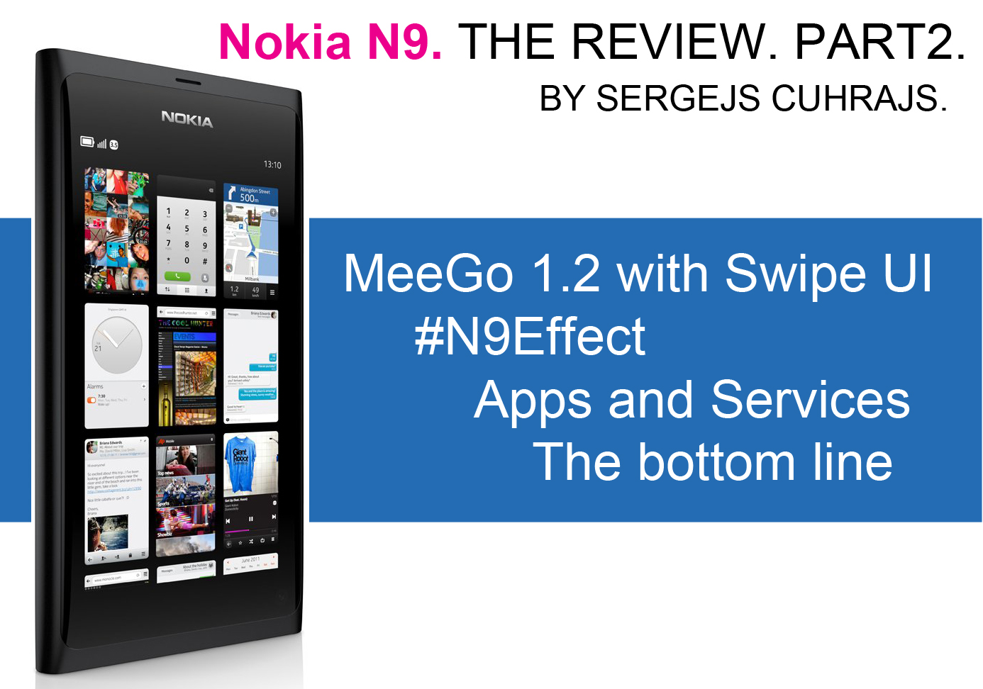 The Nokia N9 review. Part 2. : My Nokia Blog - 200