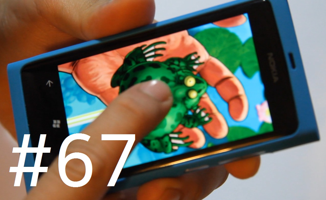 Lumiappaday #67: Blow up the Frog demoed on the Nokia Lumia 800 : My ...