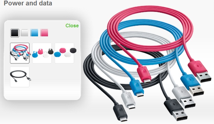 Accessories: Colourful Nokia USB Cables, A-190CD : My Nokia Blog - 200