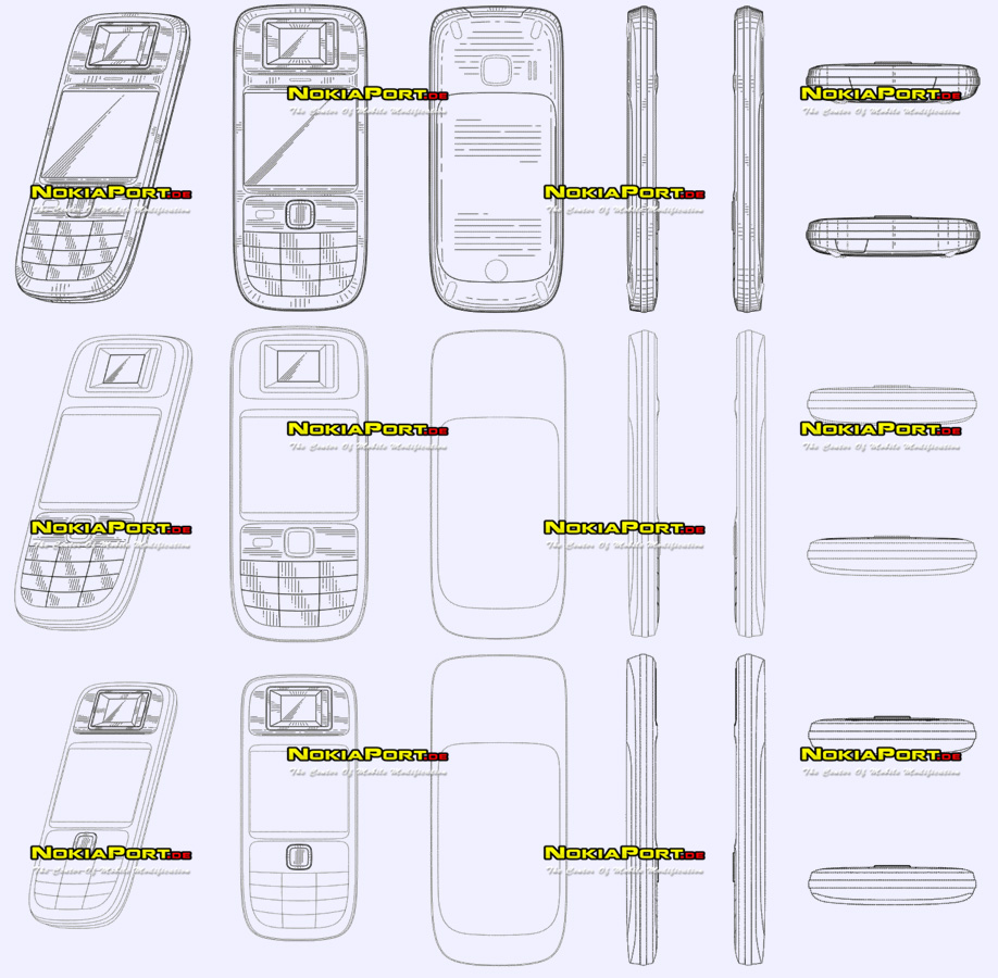 Strange Nokia phone design with unknown segment above the screen : My ...