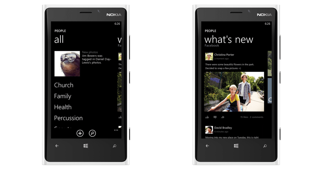 Concept: Windows Phone People Hub Redesigned : My Nokia Blog - 200