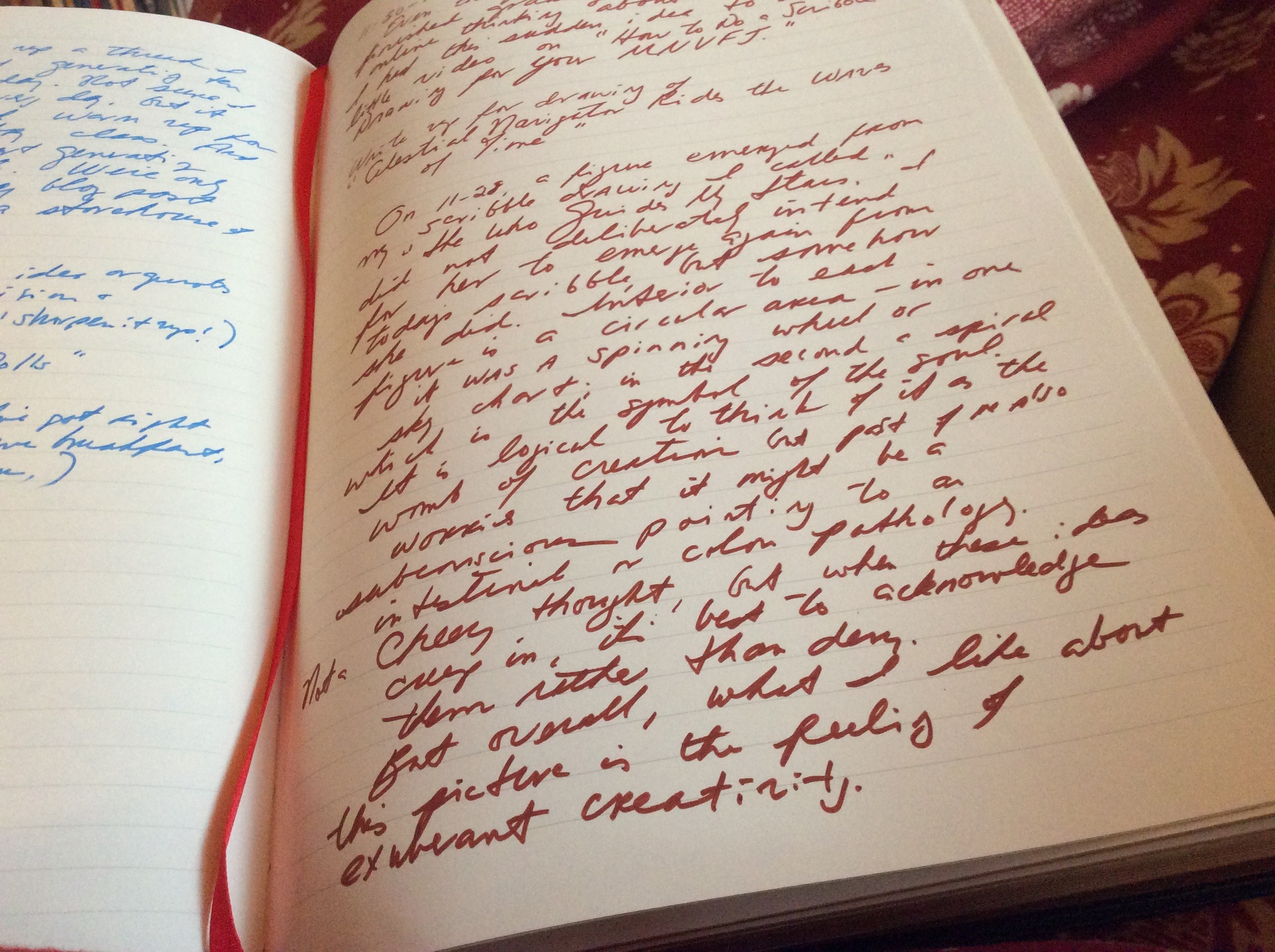 How to Do a Scribble Drawing | Mysterious Night Vision Field Journal