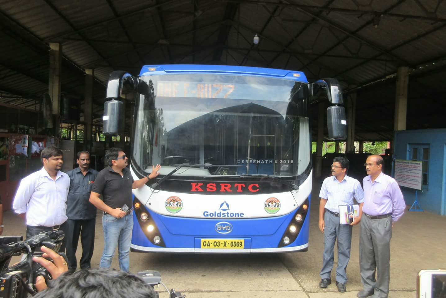 Kerala SRTC Launches Electric Buses BYD Goldstone On Trial Basis