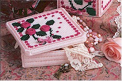 Free pattern: Plastic canvas trinket box – Needle Work