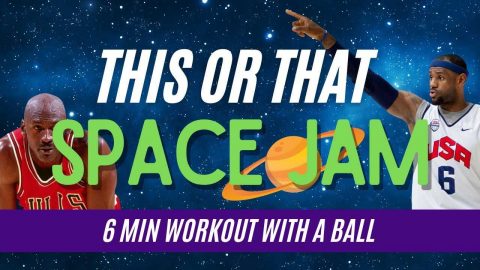 Space Jam This or That Workout Workout with a Basketball or Medicine ...