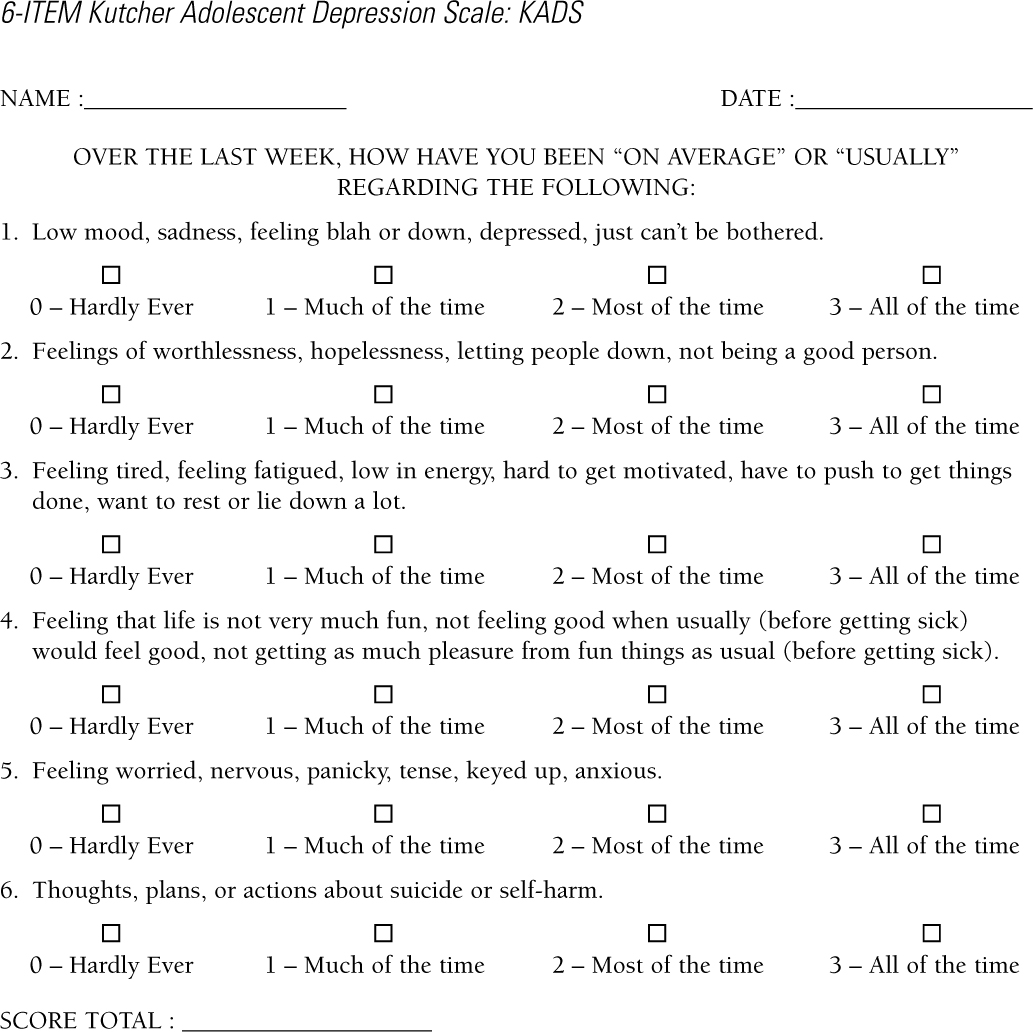 Managing Adolescent Depression in Primary Carea | Neupsy Key