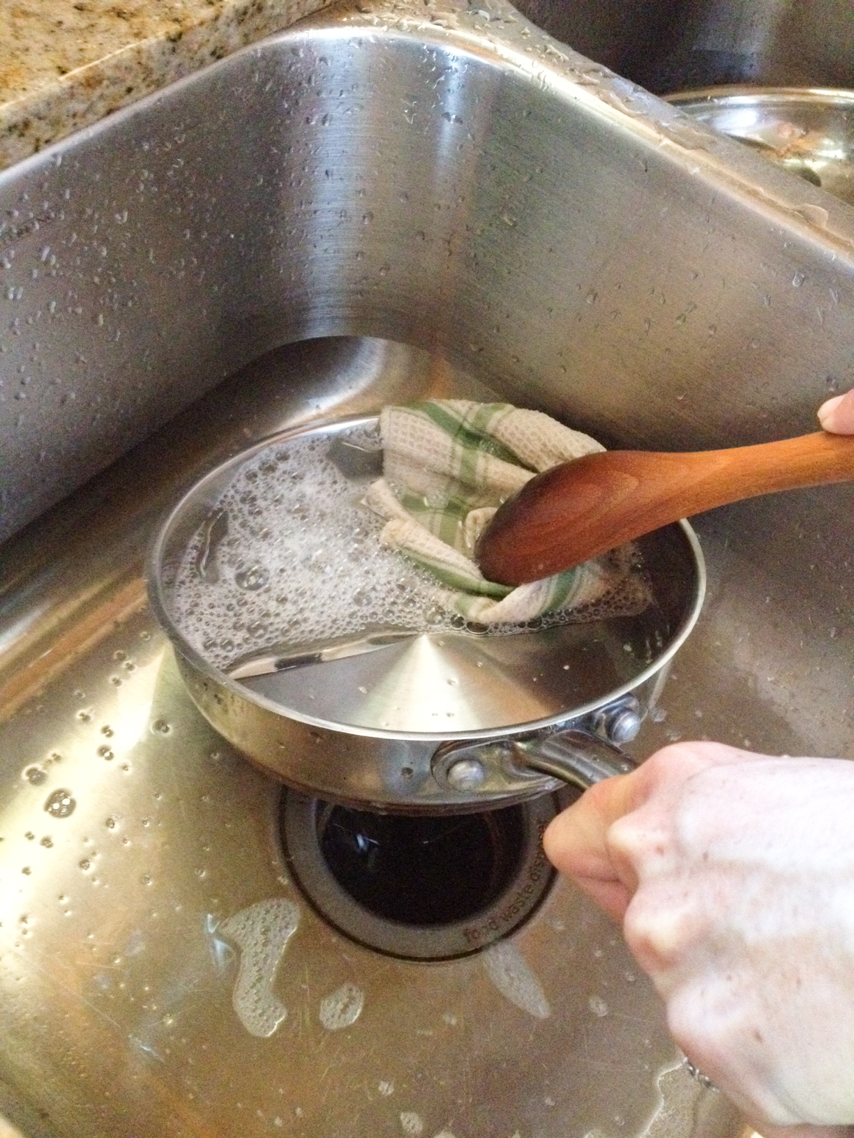Use a spoon to wash your dishes • Offbeat Home & Life