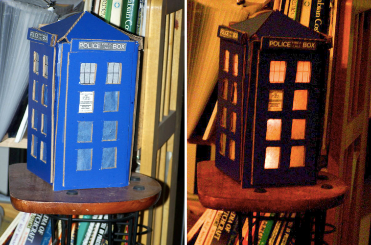 Wibbly-wobbly, timey-wimey, DIY-ey TARDIS lanterns • Offbeat Home & Life