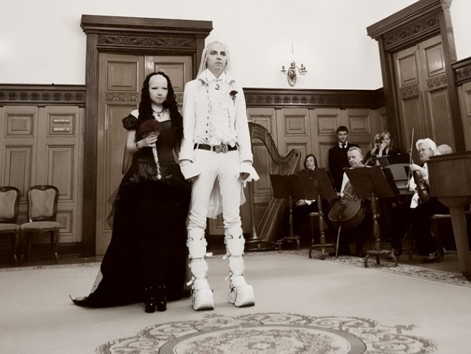 Russian Goth wedding on Offbeat Wed (formerly Offbeat Bride)