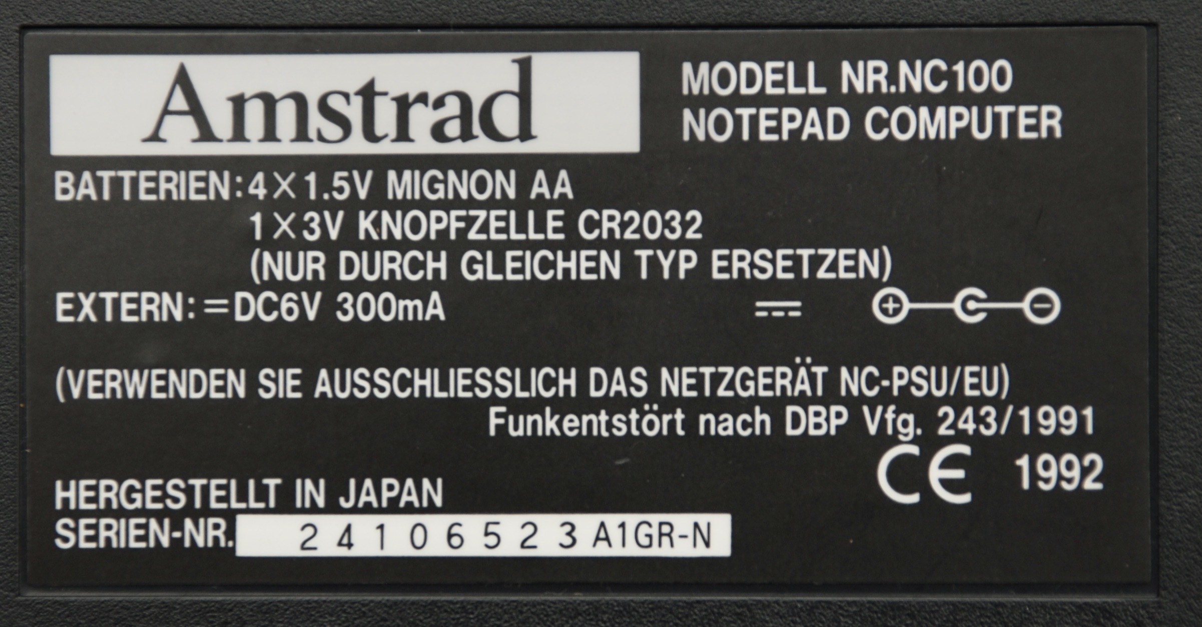 Amstrad NC100 - Old Crap Vintage Computing