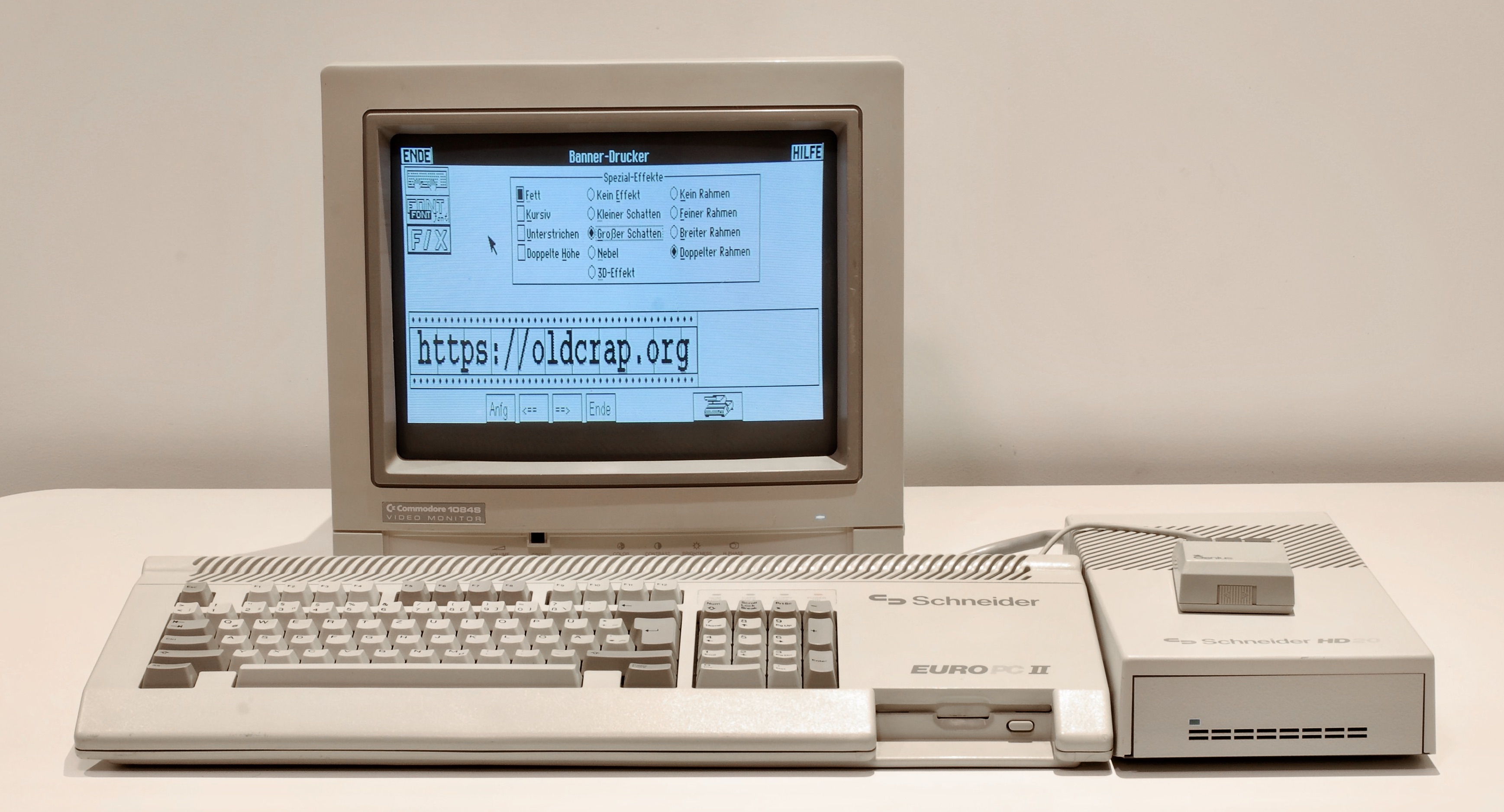 Schneider Euro PC II - Old Crap Vintage Computing