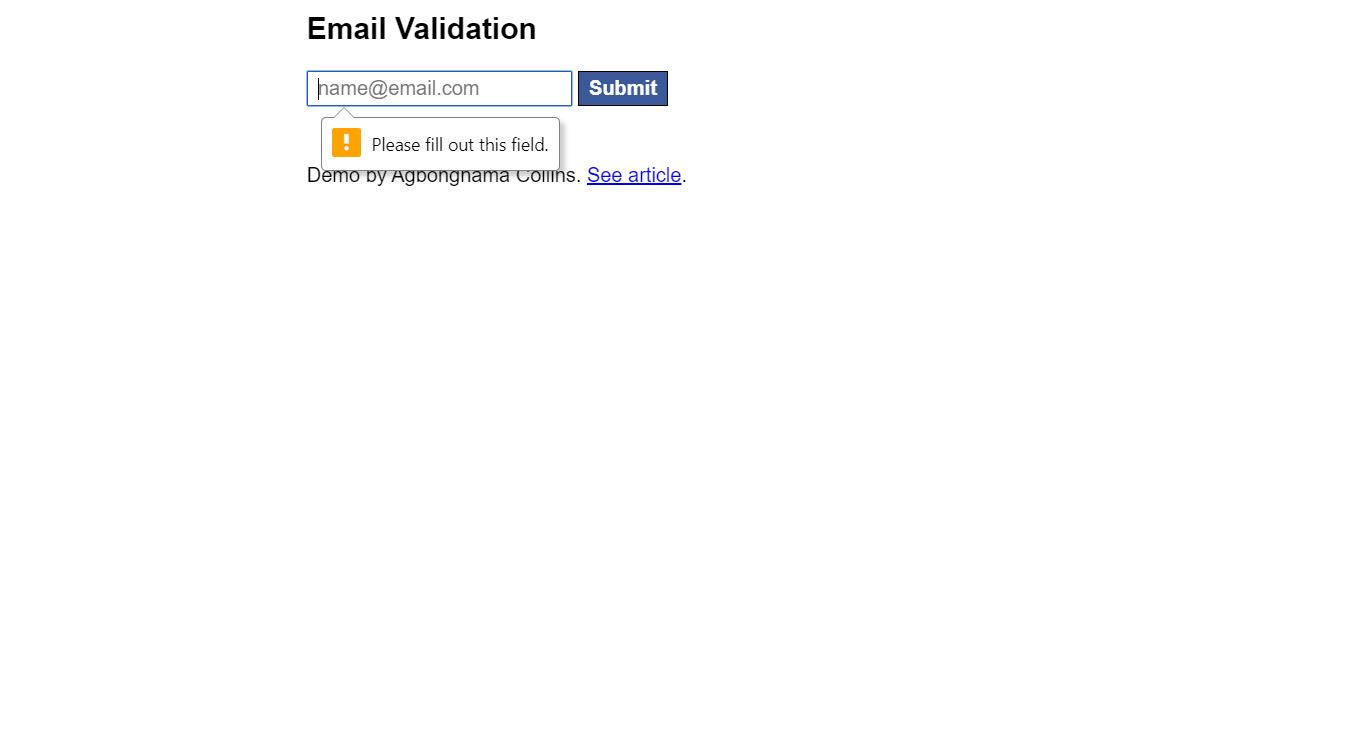 18+ JavaScript Form Validation Code Examples - OnAirCode