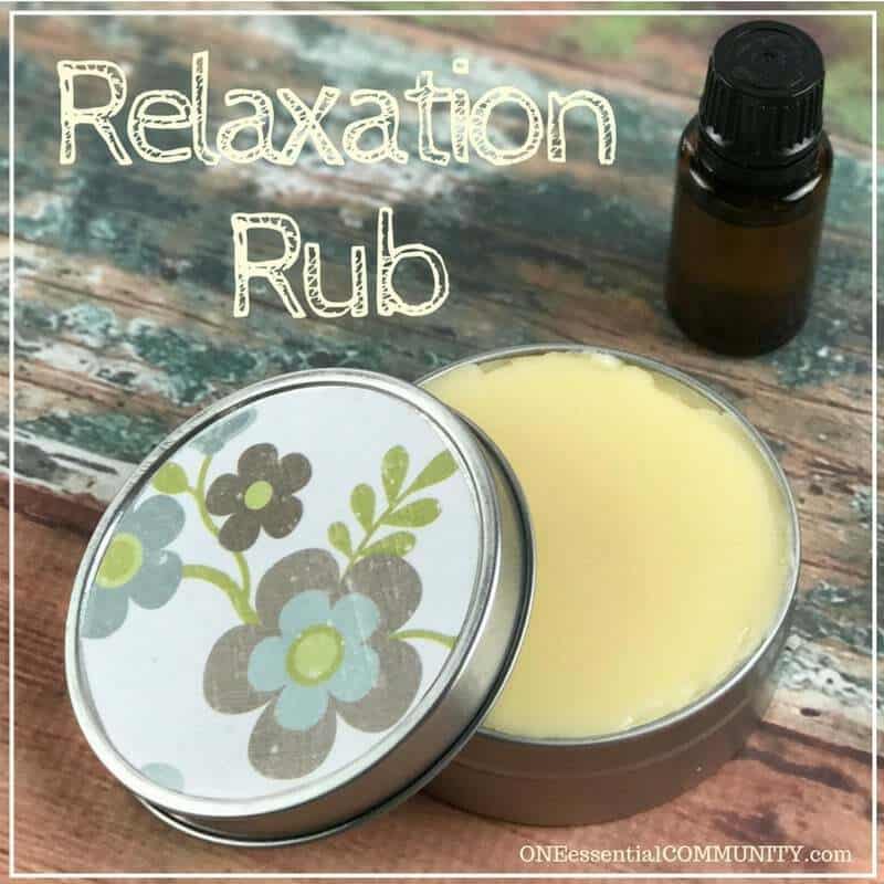 Relaxation Rub - One Essential Community