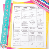 Weekly Math Review Answer Key 3Rd Grade Athens Mutual Student Corner