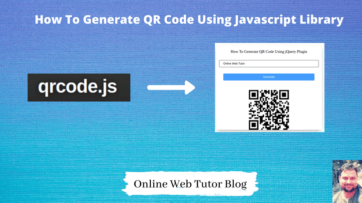 How To Generate QR Code Using Javascript Library