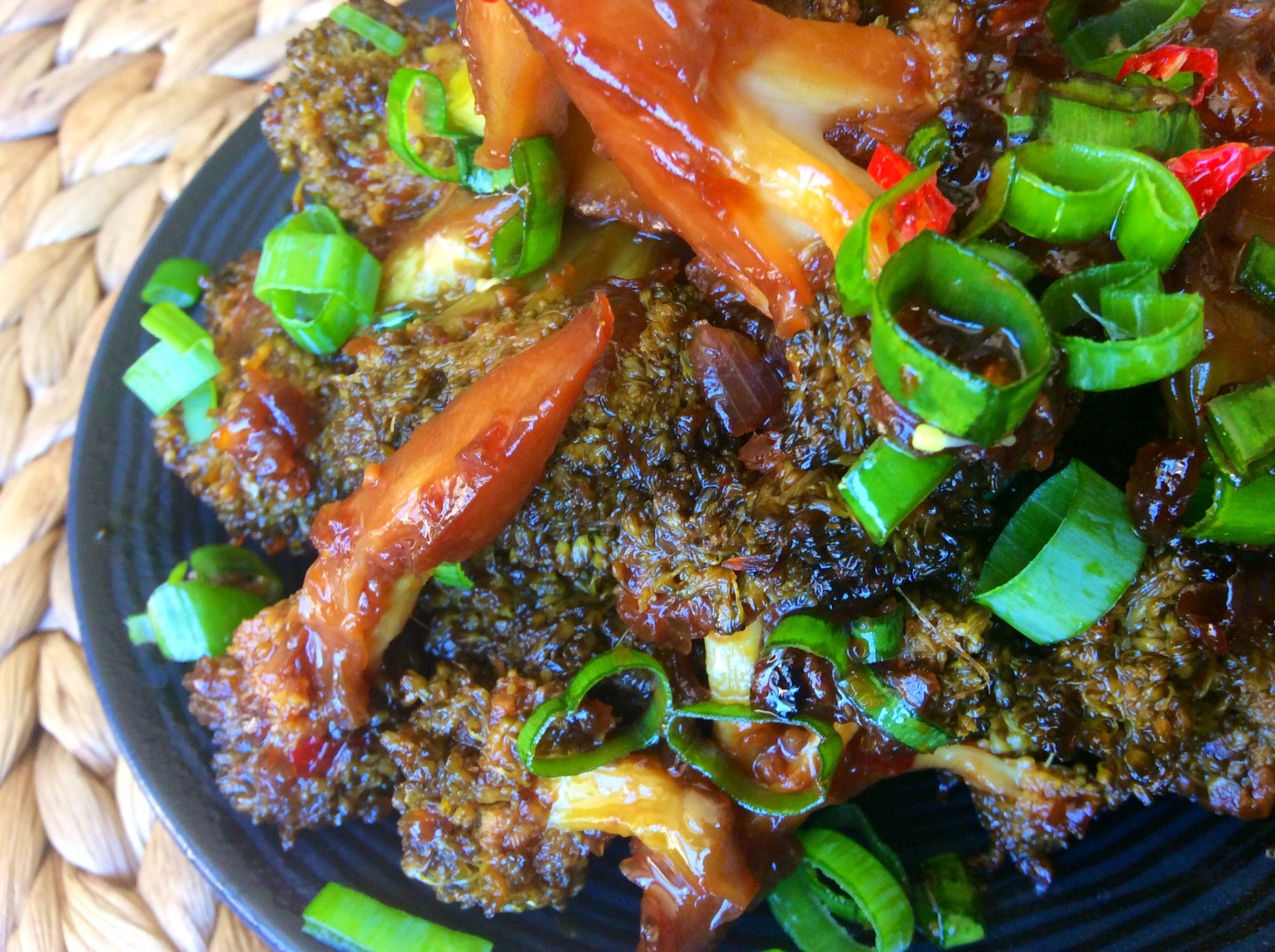 Spicy Asian glazed broccoli drumsticks ... taste sensation ! - Opti Cook