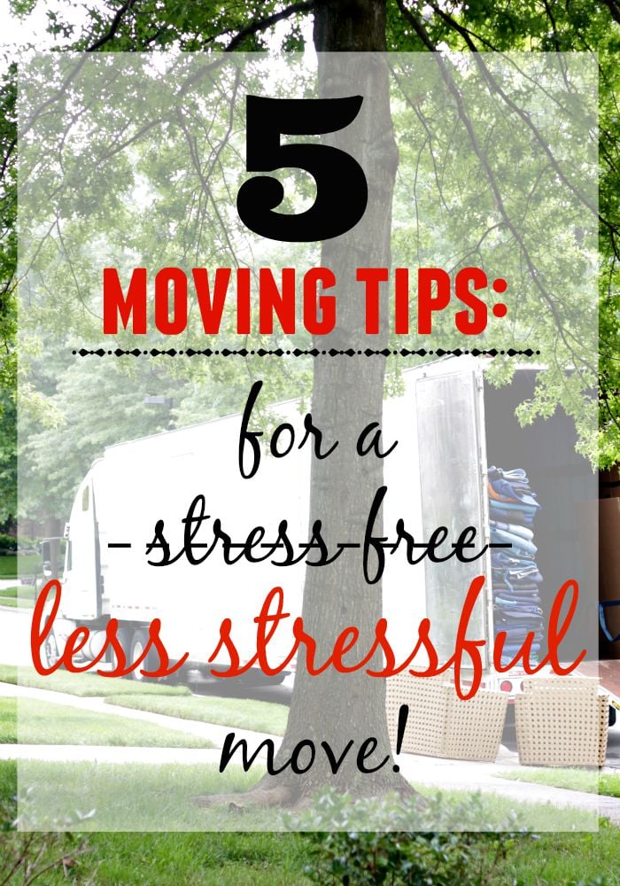 tips for making a move less stressful