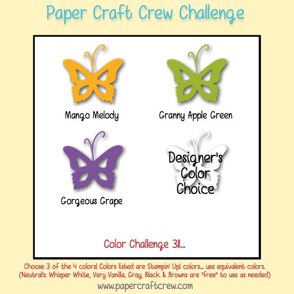 PCC311: Color Challenge - Paper Craft Crew Challenges
