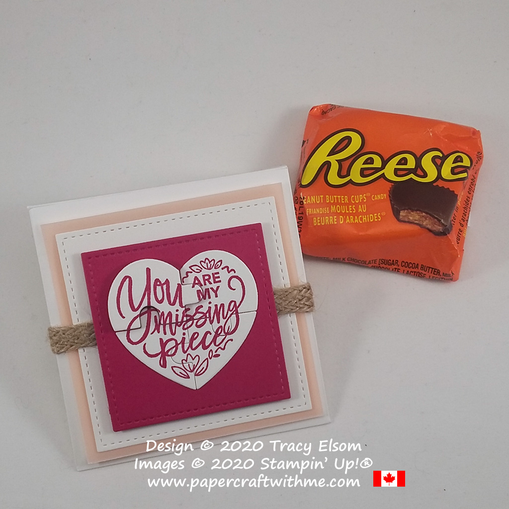 Reeses Pieces Treat Package - Papercraft with me