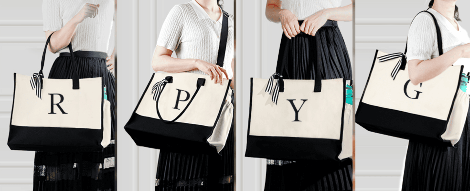 Monogrammed Tote Bags Just $10 Shipped (Great Reviews!)