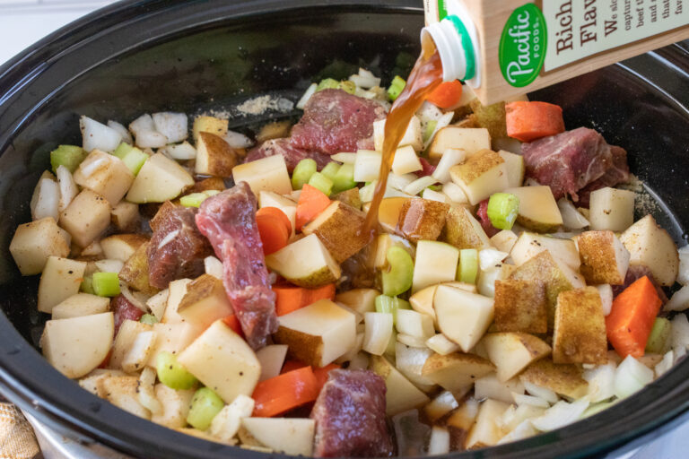Slow Cooker Rustic Beef Stew (Low In Calories and SO GOOD!)