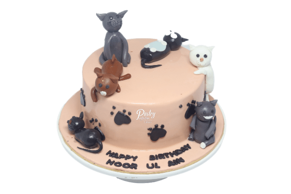 Animals Character Theme Cake - Customized Character Cake
