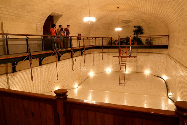 Inside Biltmore Estate Pool